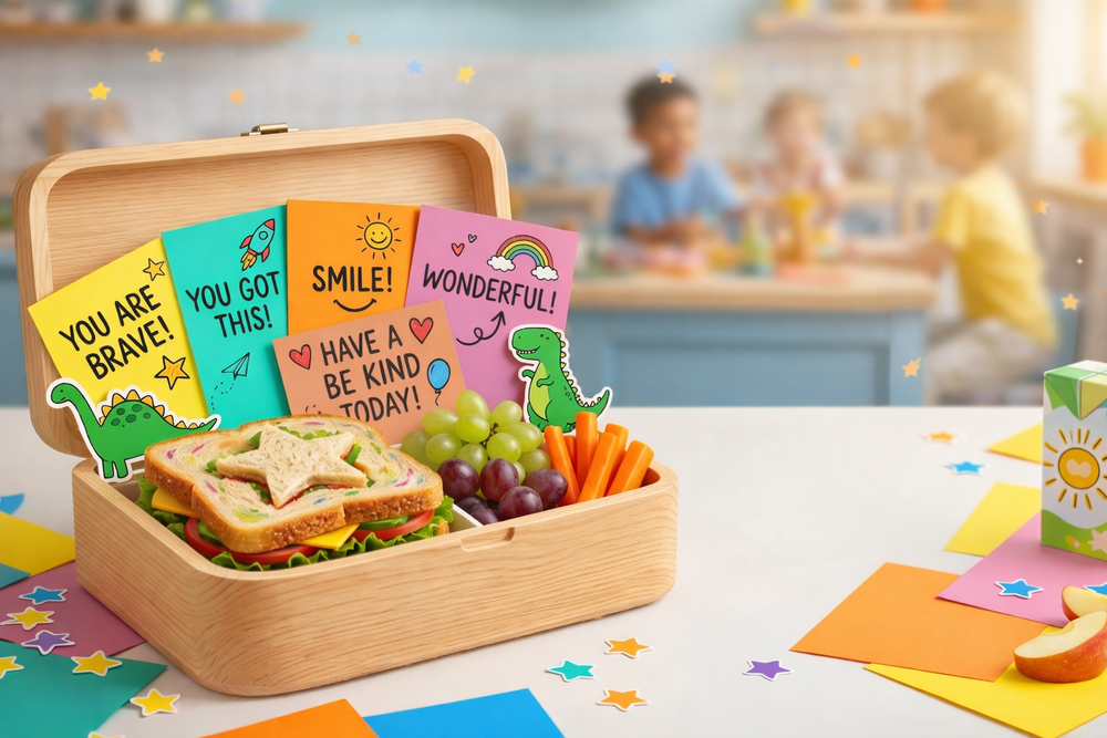 50+ Cute & Positive Lunch Box Notes for Kids That Make Them Smile | Basil